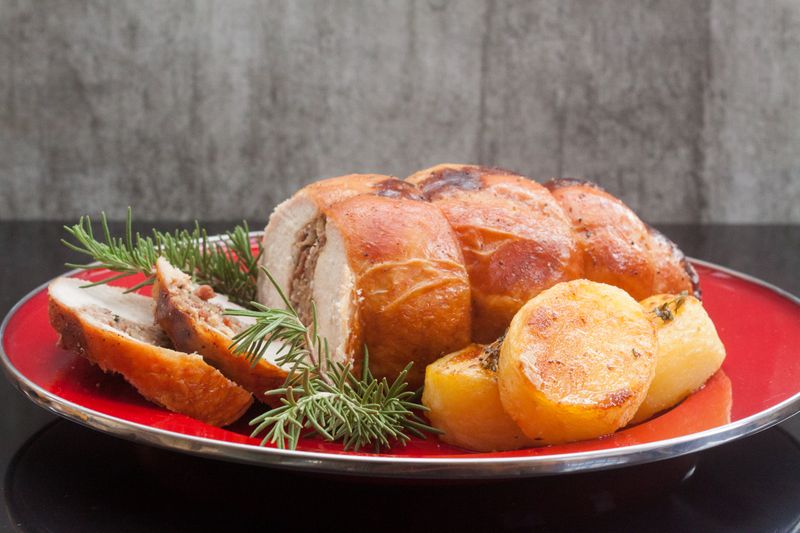 What’s cooking today: Roast crown of Tipsy Turkey