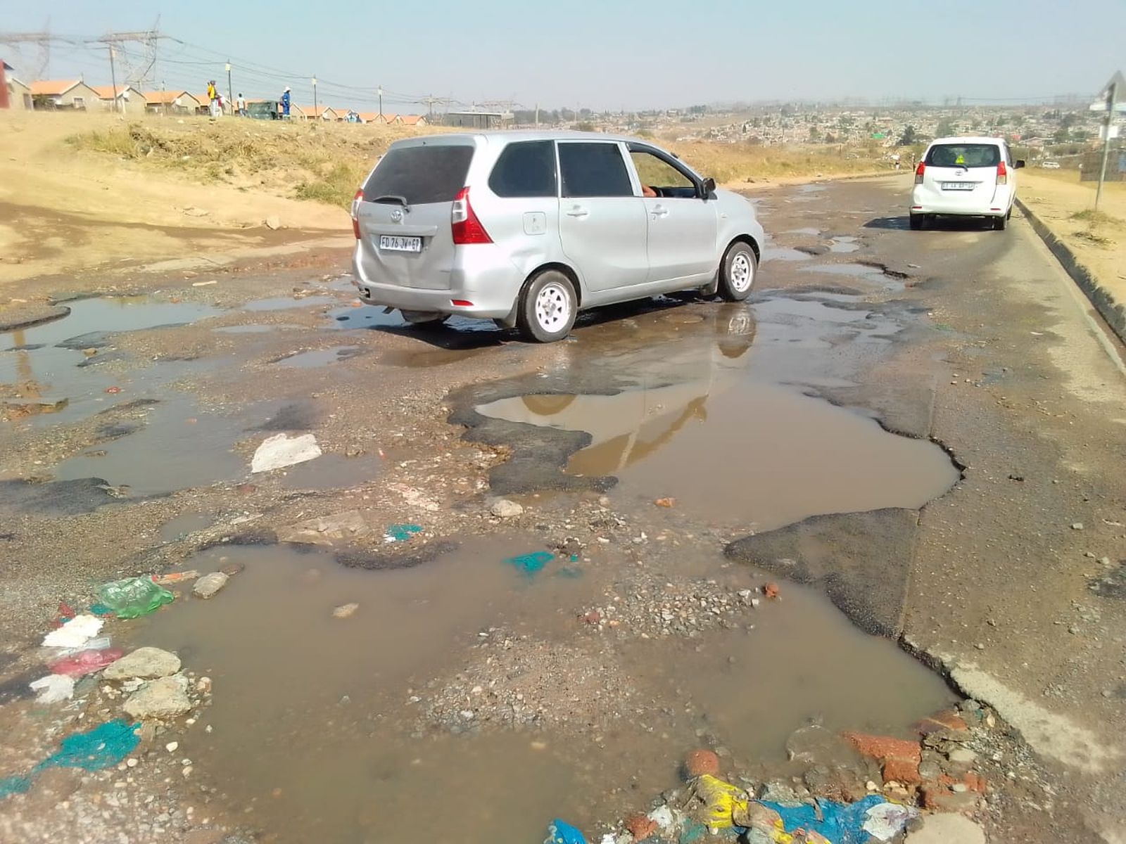 Choba shack dwellers in Centurion demand more toilets, access to water