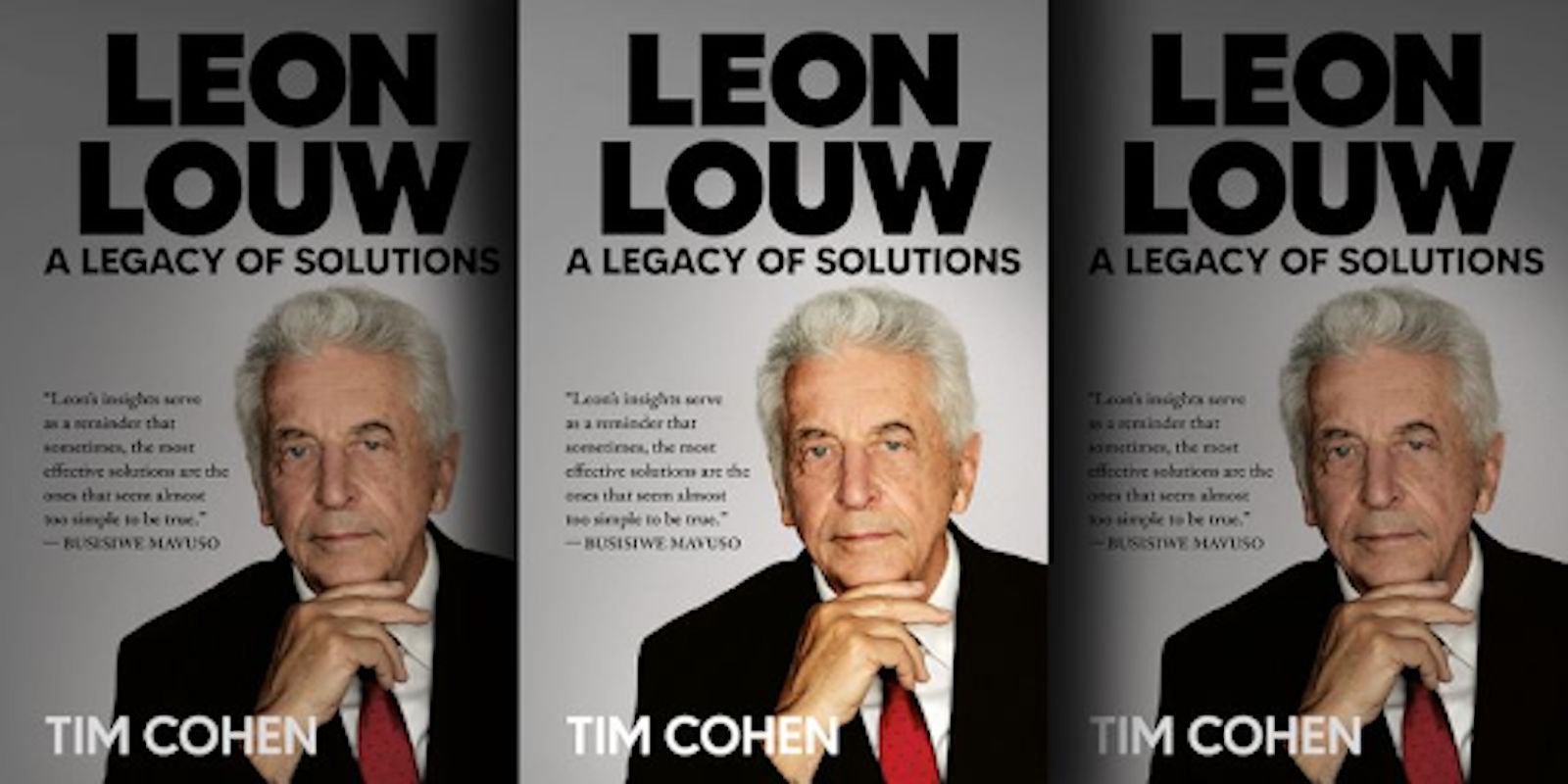 Leon Louw: A Legacy of Solutions – ideas too clear to ignore, too ...