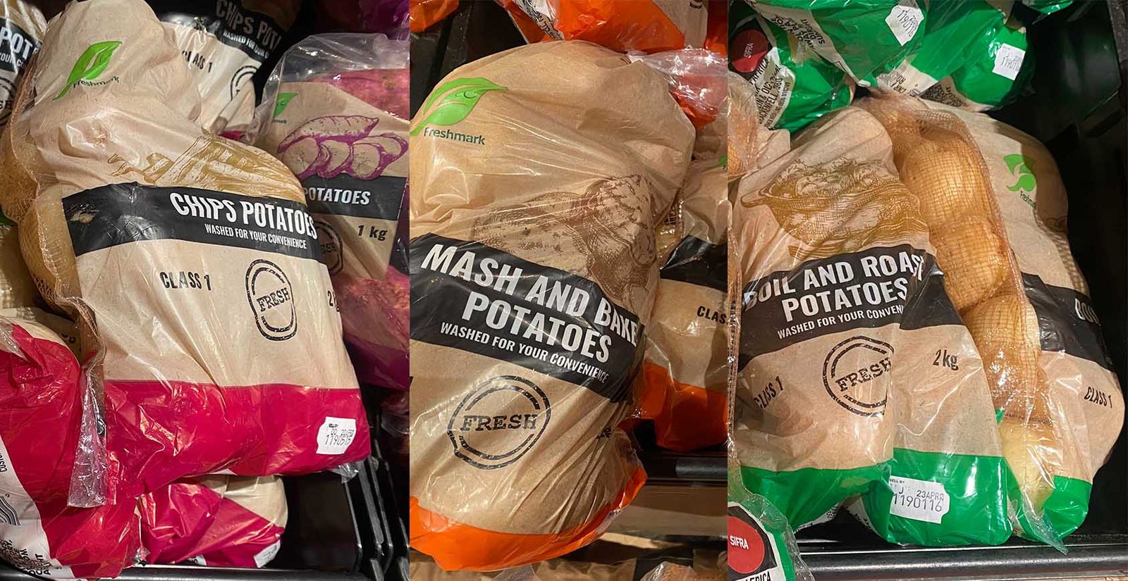 One potato. Two potatoes, three potatoes, four? Nope.