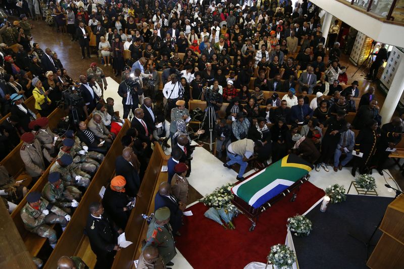 Life of SA soldier killed in DRC celebrated at funeral with full ...
