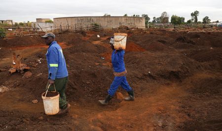 Gold fever hits Gugulethu: Residents dig up a kraal in Springs