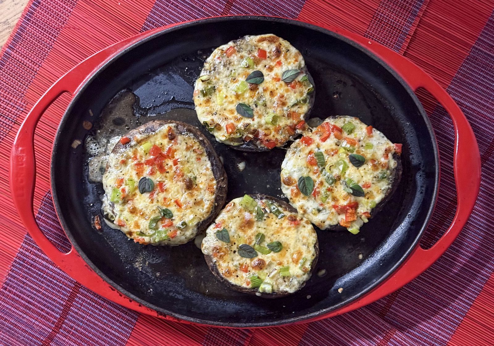 Lekker Brekker Monday: Gratinated Mushrooms with 3 cheeses