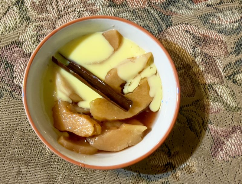 The True Karoo joy of poached quince and custard