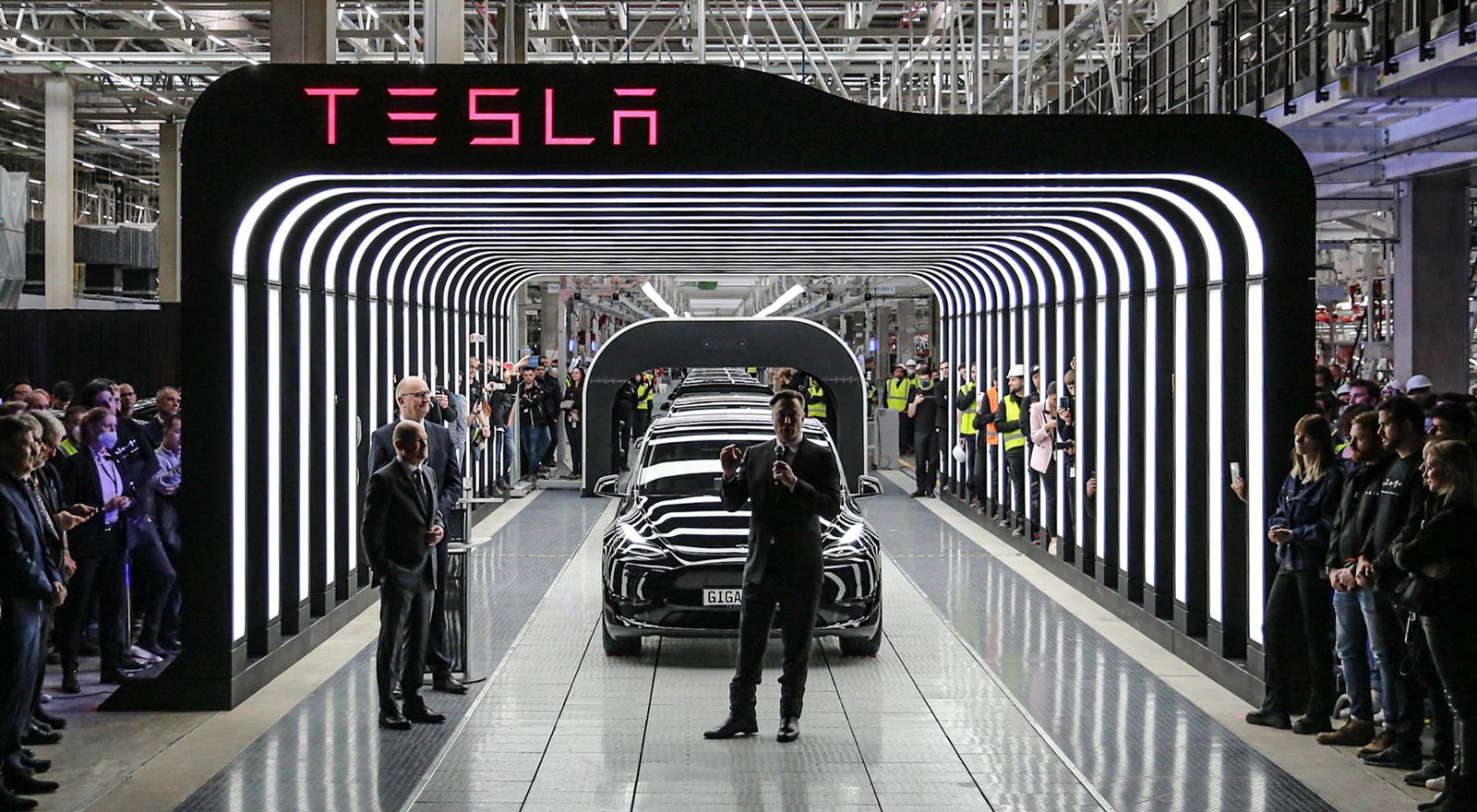 Tesla’s First German-Made Model Y Rollout Has Musk Dancing Again