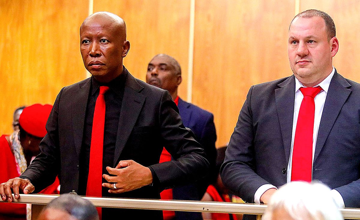 Malema faces a prescribed sentence of 15 years, but he’ll probably ...