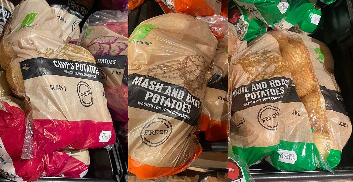 One potato. Two potatoes, three potatoes, four? Nope.