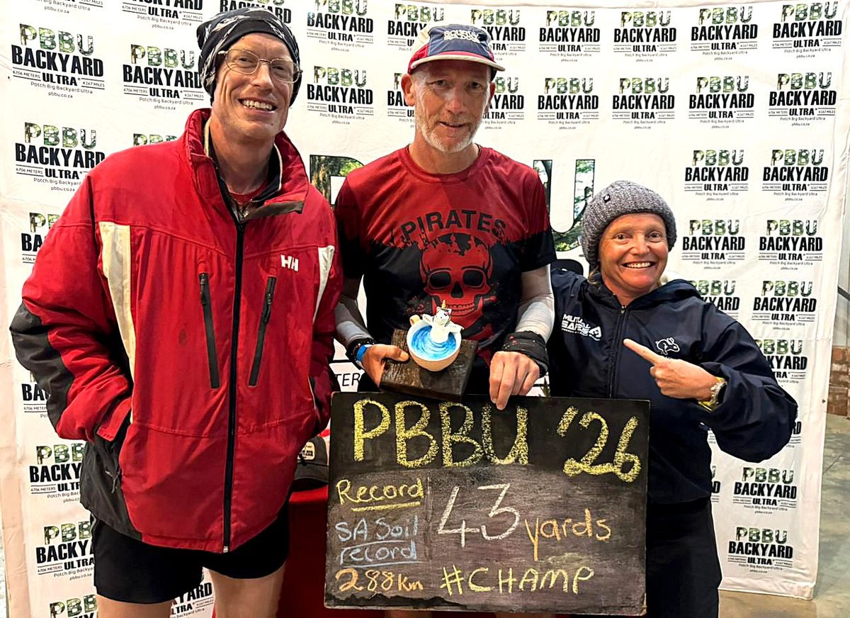 SA runner goes the distance to set record in brutal last-man-standing race