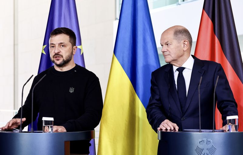 Germany's Scholz announces Ukraine military aid on surprise trip to Kyiv