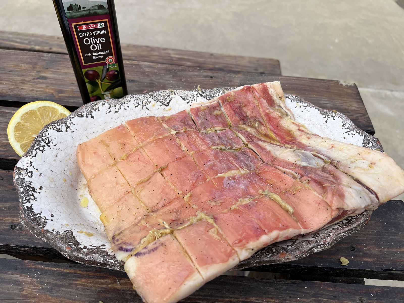 What’s cooking today: Whole lamb flank on the braai