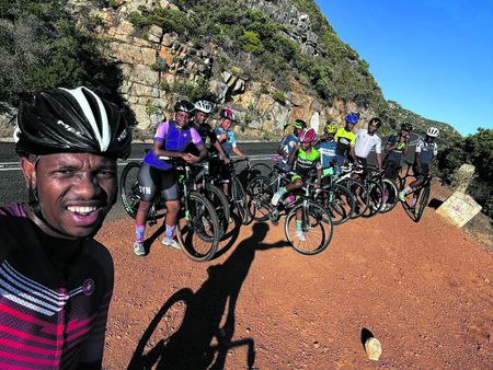 Nic Dlamini puts brake on competitive cycling to give back