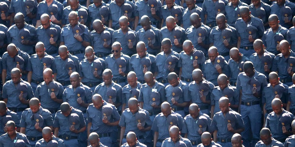 President pays tribute to slain police officers, while public trust in ...