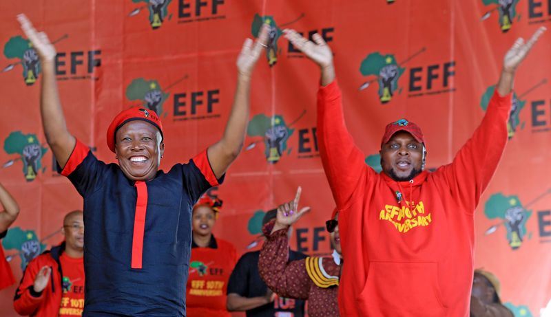 Malema warns EFF members against betrayal at gala dinner