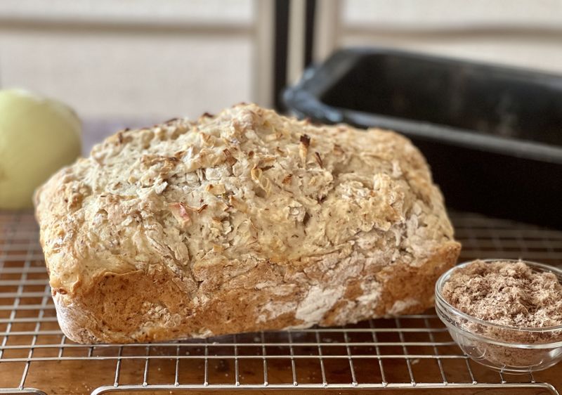 The Foodie’s Wife’s kudu biltong and onion quickbread