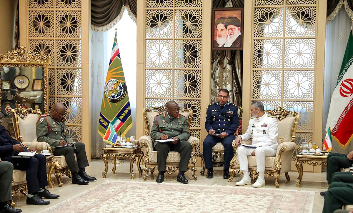 Ministers castigate SANDF chief for remarks about solidarity with Iran