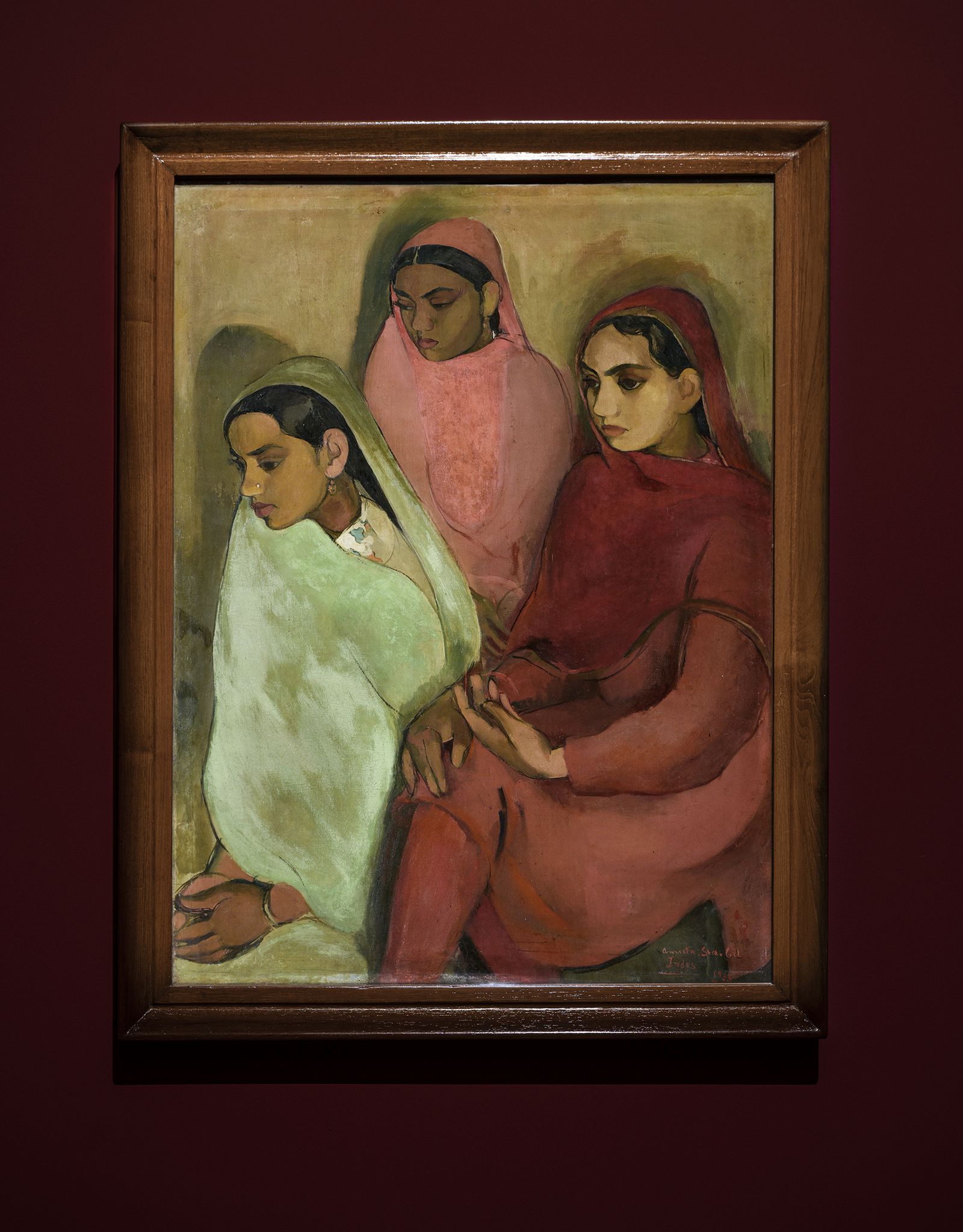 Frida Kahlo, Amrita Sher-Gil and Irma Stern on display