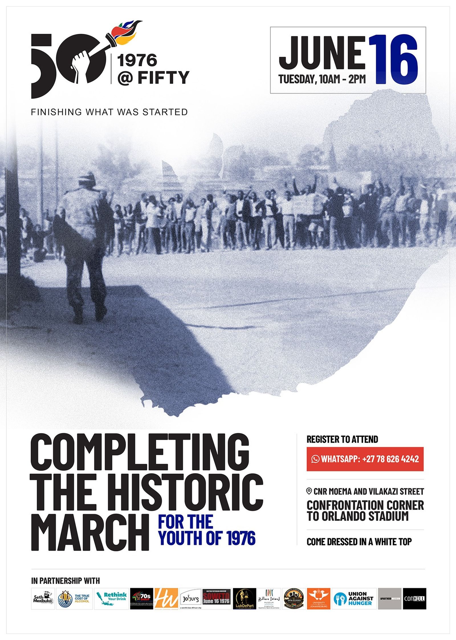 June 16@Fifty: Stand up and be counted for the present and future
