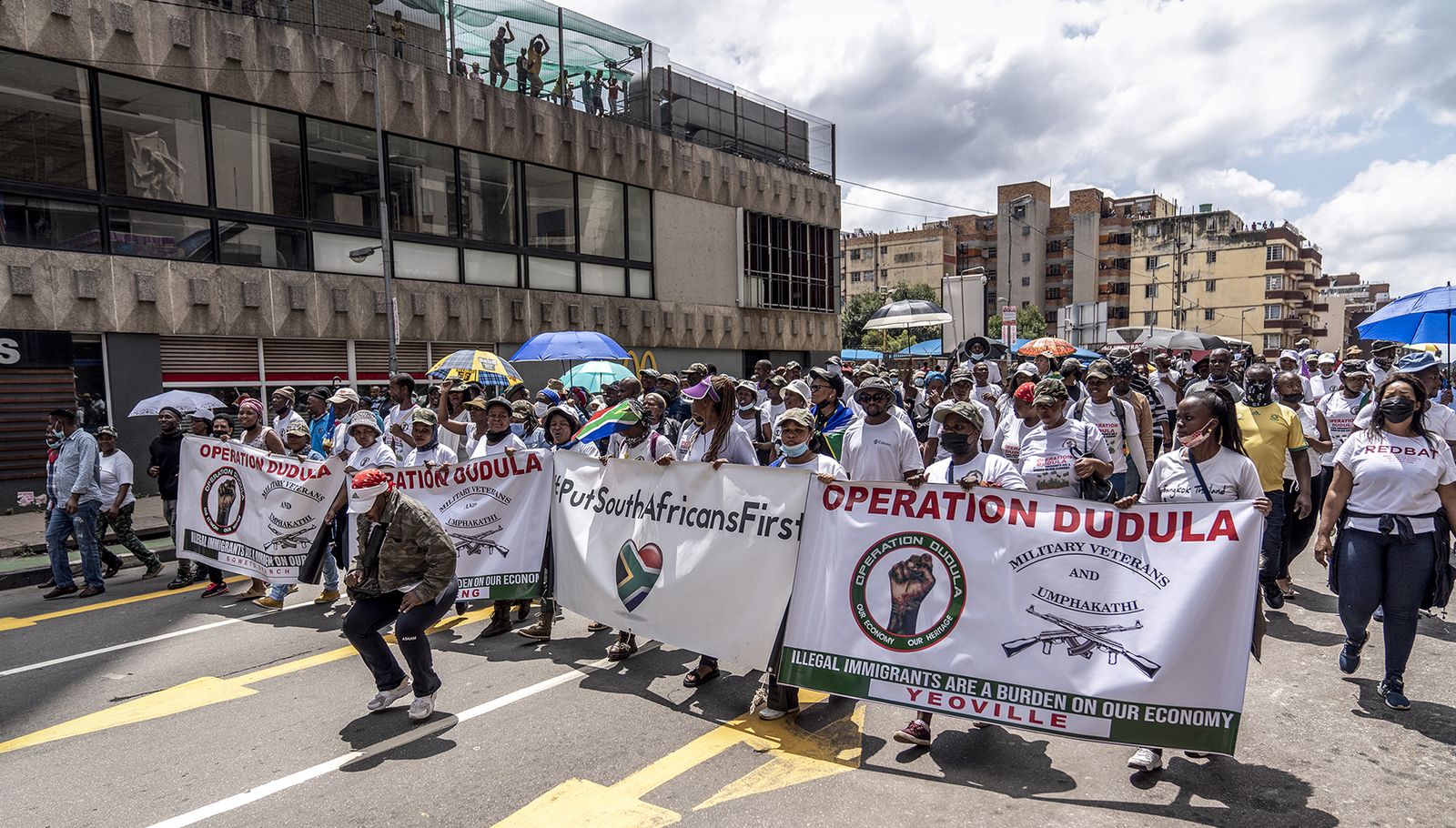 Xenophobia-accused Operation Dudula returns to Hillbrow
