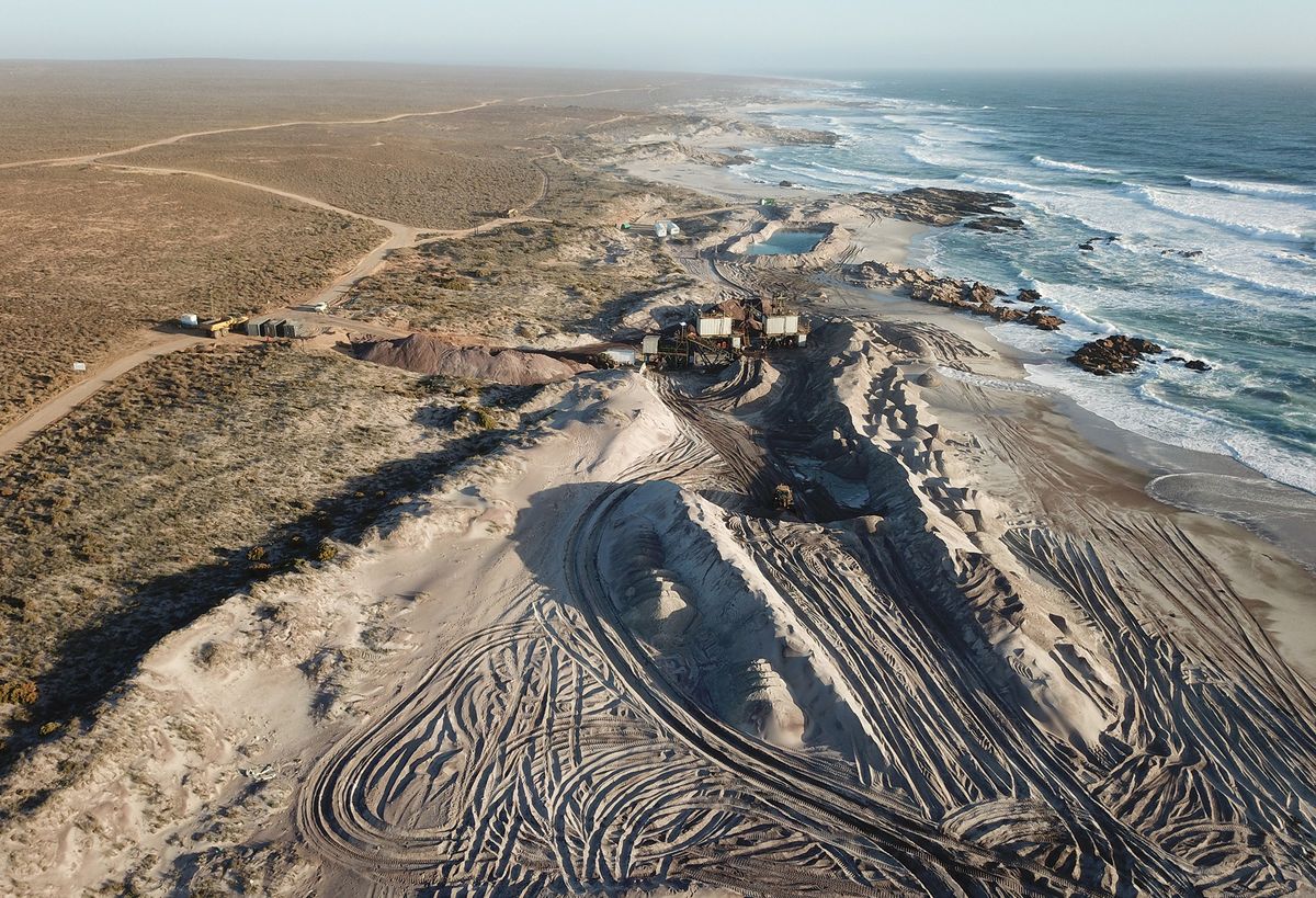 Miners are ripping up the West Coast