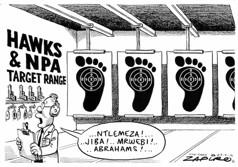 Hawks & NPA Target Range