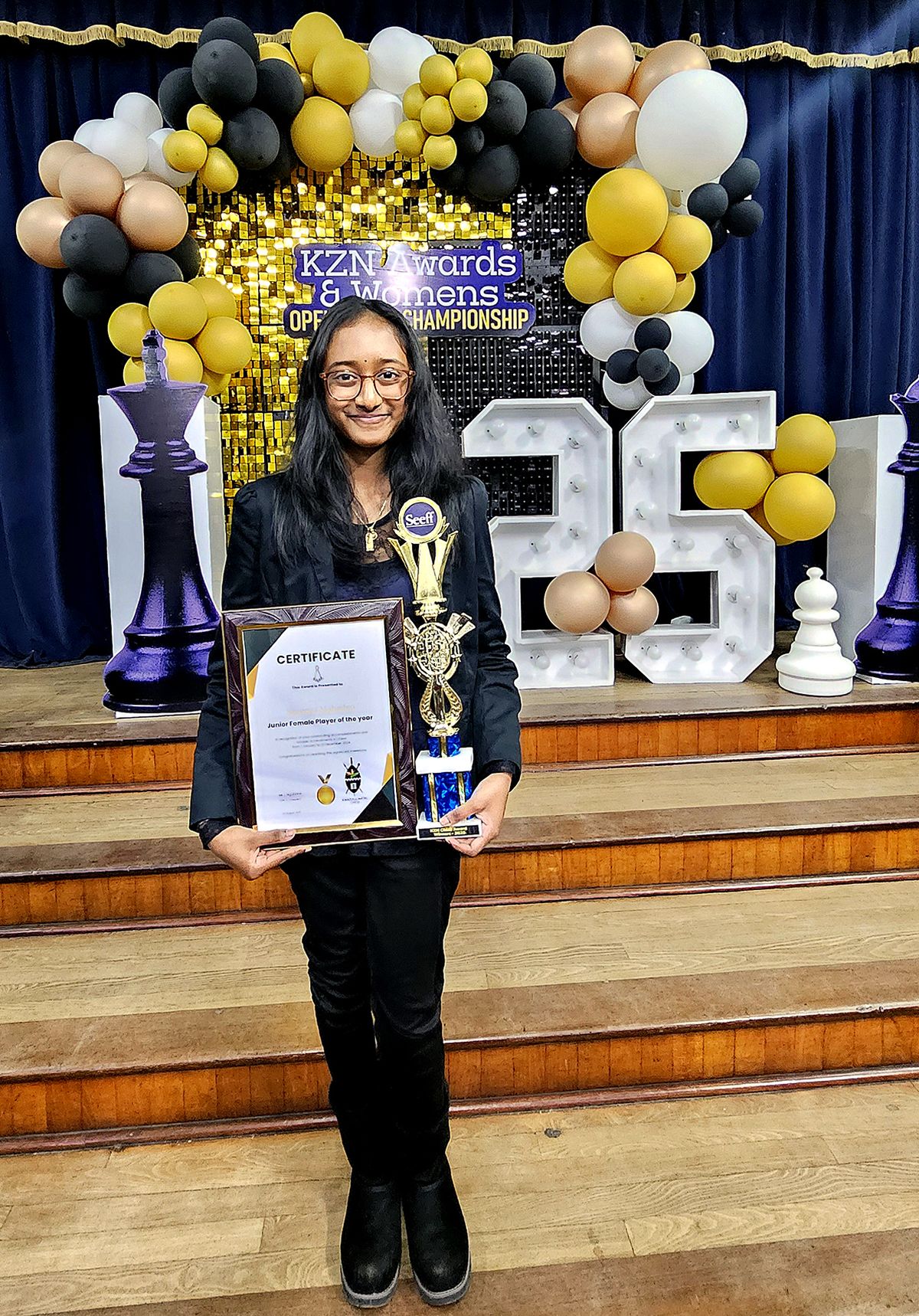 KZN chess starlet Shreeya Mahadeo dreams of representing SA on the ...
