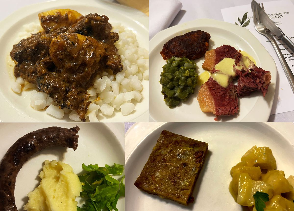 A true Karoo repast, from lewerkoekies to Japie se gunsteling