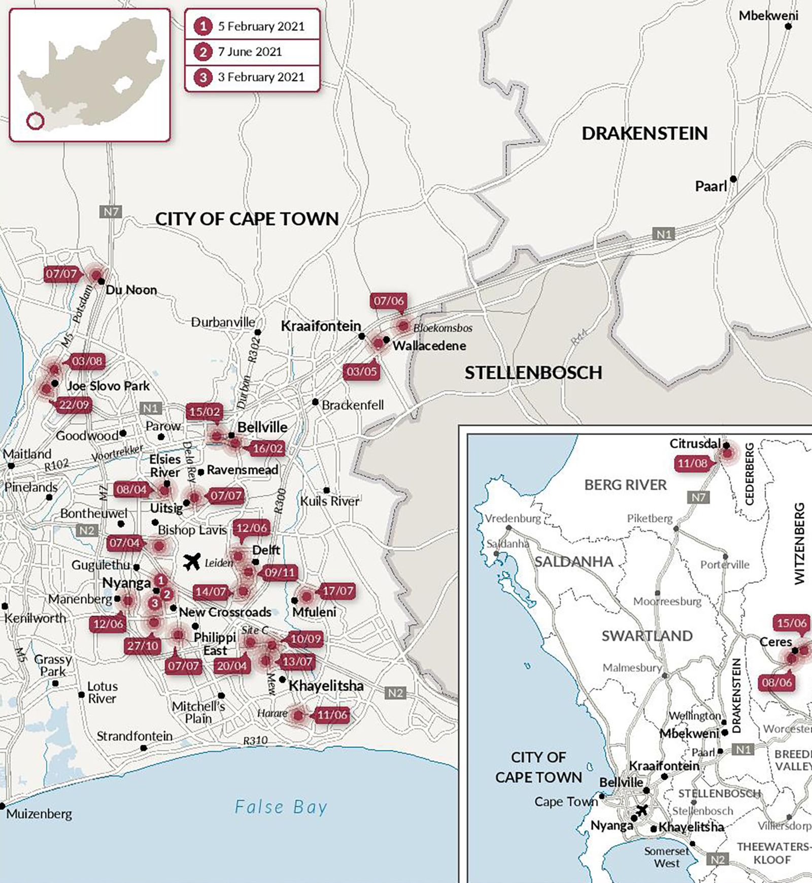 Report: More than two assassinations weekly in South Africa