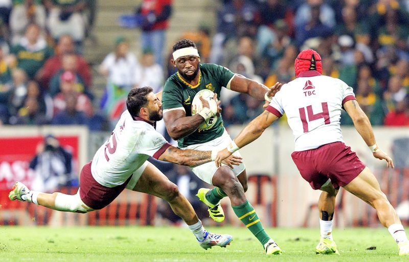Kolisi packs down at No 8 as Boks send early message to Wallabies