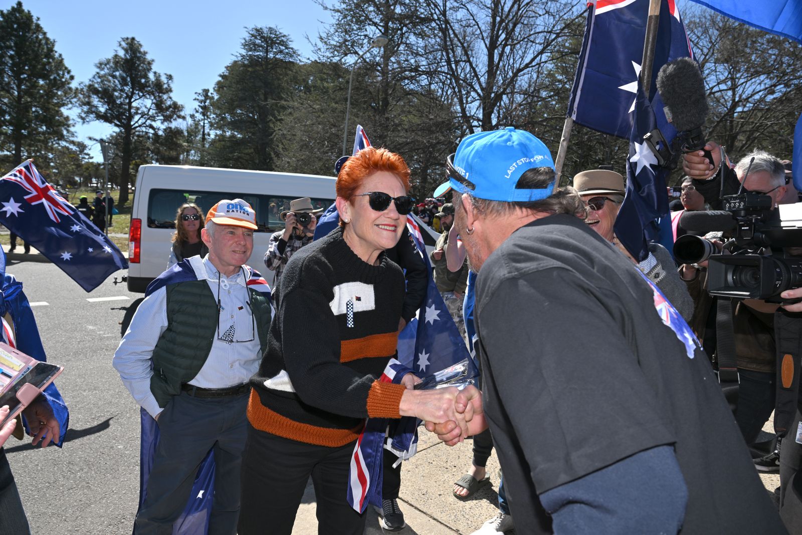 Australian far-right senator wears burqa to parliament, sparking outrage