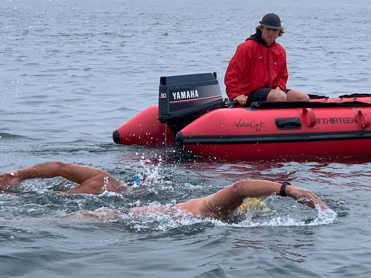 Freezing water, a merciless sun, jellyfish and sharks: The enduring ...