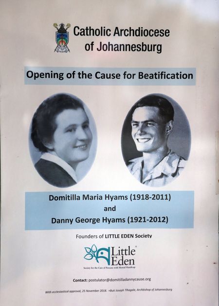 Domitilla and Danny Hyams, the Joburg couple who could become saints