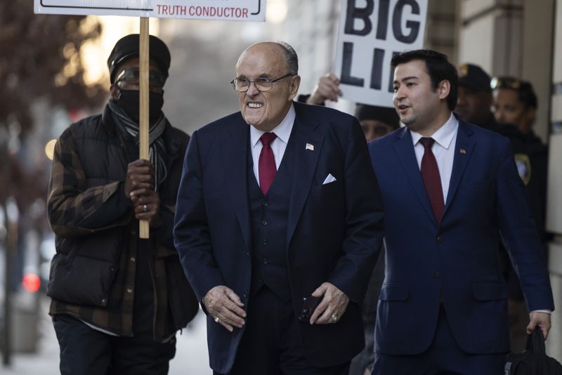 Giuliani seeks bankruptcy after $148m judgment in defamation case